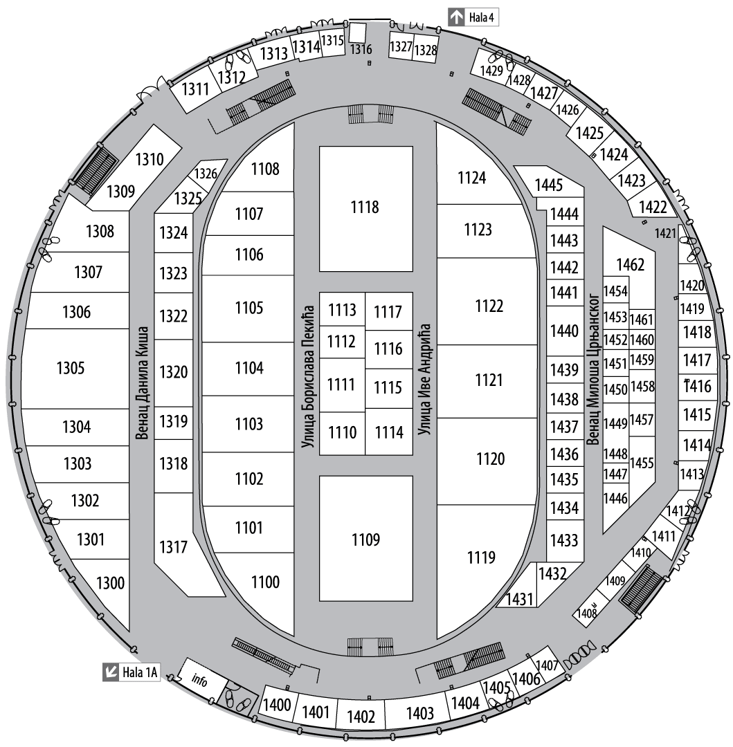 Hala 1 – Međunarodni beogradski sajam knjiga – Praznik knjige!